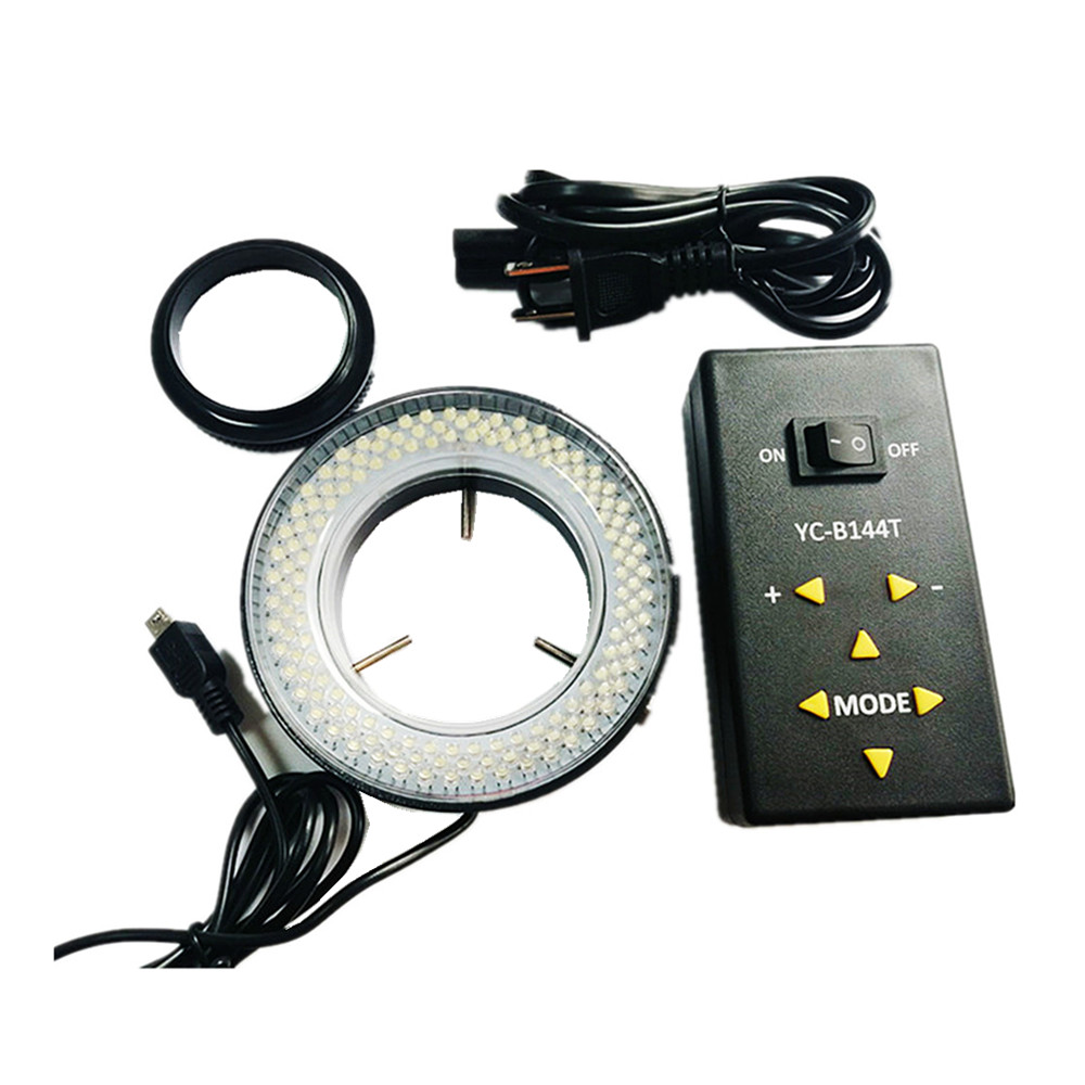 144 LED Four-Zone Microscope Ring Light - AMADA Microscope