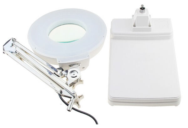 LT-86C 3x 5x 10x 15x 20x Desk Stand Magnifying Lamp PCB Inspection ...
