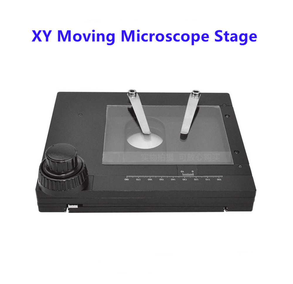 XY Moving Microscope Stage (with glass surface) - AMADA Microscope