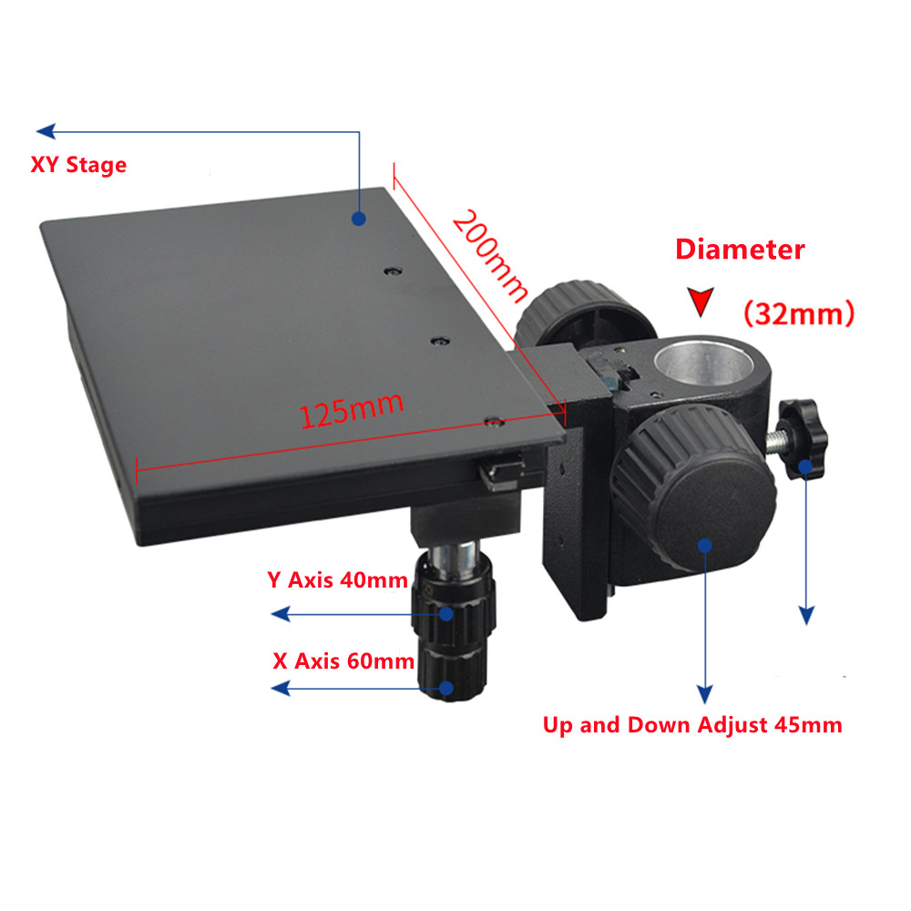 32mm XY Microscope Stage with Bracket - AMADA Microscope